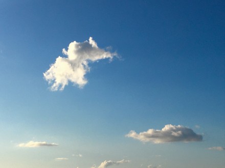 Elephantshaped Cloud Floats Over Chesil Beach Editorial Stock Photo ...