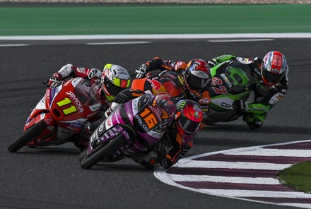 Italian Moto3 Rider Andrea Migno Front Editorial Stock Photo - Stock ...