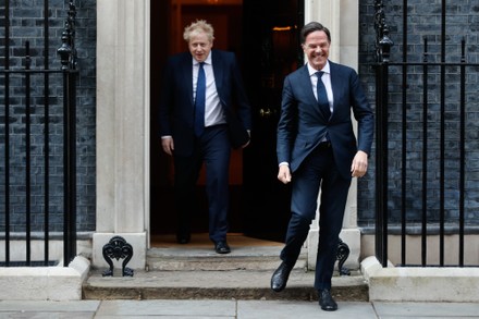Dutch PM Mark Rutte And Canadian PM Justin Trudeau Visit Boris Johnson ...