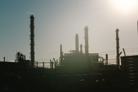 Shell Wesseling Oil Refinery Seen Wesseling Editorial Stock Photo ...