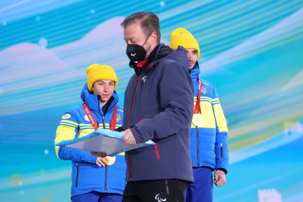 Oksana Shyshkova Guide Andriy Marchenko Ukr Editorial Stock Photo ...