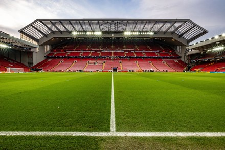 General Stadium View Inside Anfield Looking Editorial Stock Photo ...