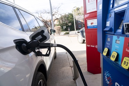 Car Fueled Gas Station Arlington Virginia Editorial Stock Photo - Stock ...