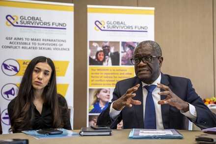 Global Fund for Survivors inauguration, Geneva, Switzerland - 10 Mar ...