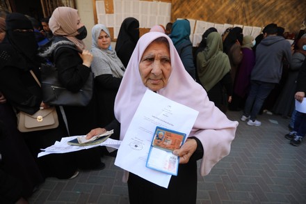 Palestinians Wait Receive Their Ids Civil Editorial Stock Photo - Stock ...
