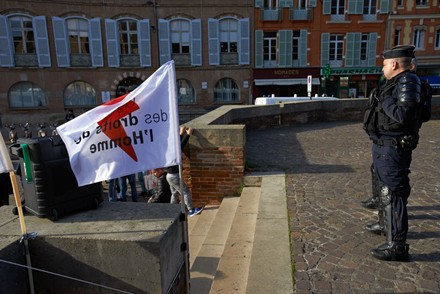 Flag Human Rights League During Gathering Editorial Stock Photo - Stock ...