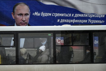 People Sit Bus Passing Poster Picture Editorial Stock Photo - Stock ...