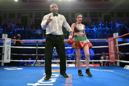 Jessica Gonzalez Referee Ian Johnlewis During Editorial Stock Photo ...