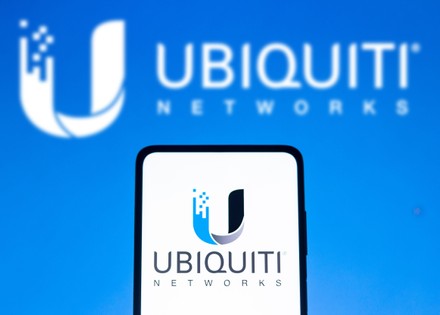 This Photo Illustration Ubiquiti Logo Seen Editorial Stock Photo ...