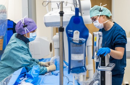 Cardiac Catheterization Performed By Pediatric Cardiologist Editorial ...