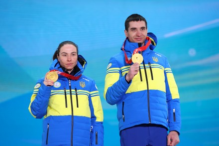 Oksana Shyshkova Guide Andriy Marchenko Ukr Editorial Stock Photo ...