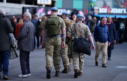 Military Personnel Attend Match Editorial Stock Photo - Stock Image ...