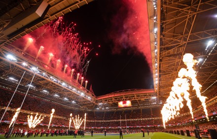 Fireworks Pyrotechnics Herald Start Match Principality Editorial Stock ...