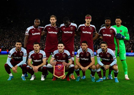 West Ham United Starting Eleven Pose Editorial Stock Photo - Stock ...