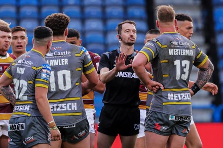 Referee James Child Speaks Castlefords Joe Editorial Stock Photo ...