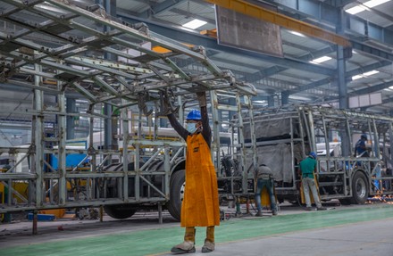 Workers Megha Engineering Infrastructure Limited Meil Editorial Stock ...