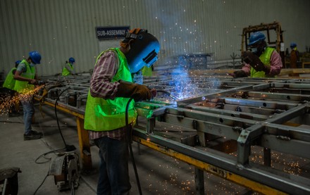 Workers Megha Engineering Infrastructure Limited Meil Editorial Stock ...