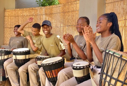 Participants Beat Drums During Hit Beat Editorial Stock Photo - Stock ...