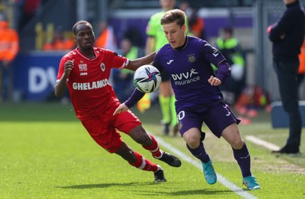 Soccer Jpl D31 Rsc Anderlecht Vs Royal Antwerp Fc, Brussels, Belgium ...