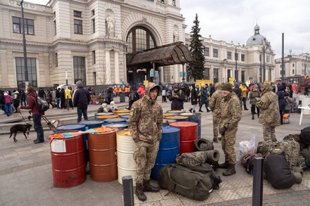 Lviv accepts IDPs of Ukraine - 07 Mar 2022 Stock Pictures, Editorial ...