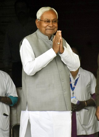 Bihar Chief Minister Nitish Kumar On Editorial Stock Photo - Stock ...