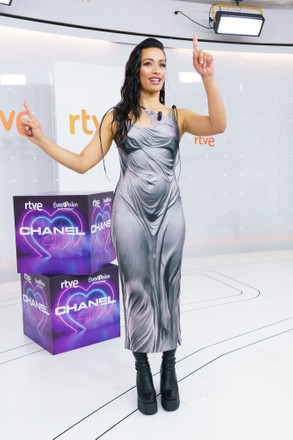 Singer Chanel Attends Photocall Ahead Eurovision Editorial Stock Photo ...