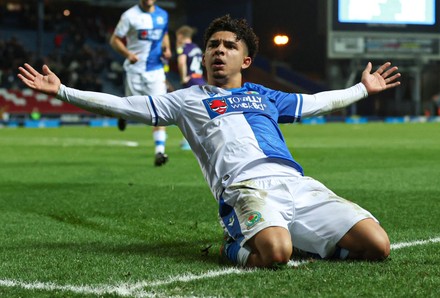 Tyrhys Dolan Blackburn Rovers Celebrates Scoring Editorial Stock Photo ...