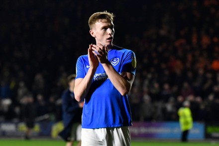 Hayden Carter 17 Portsmouth Applauds Fans Editorial Stock Photo - Stock ...