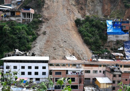 View Landslide Pataz Peru 15 March Editorial Stock Photo - Stock Image ...