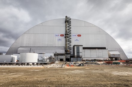 Chernobyl Reactor Number 4 Confinement Arch Editorial Stock Photo ...