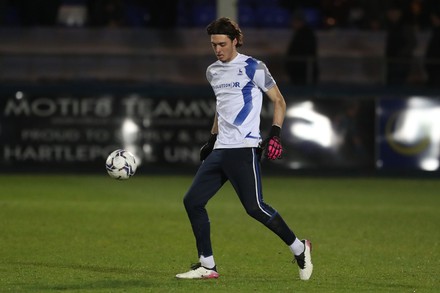 Nicholas Bilokapic Hartlepool United Warms During Editorial Stock Photo ...