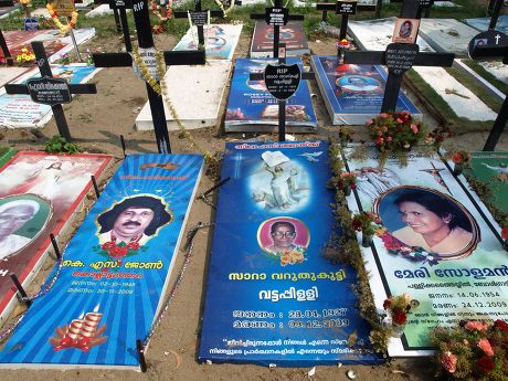 Christian Cemetery Ponjikkara Village Kerala India Editorial Stock ...