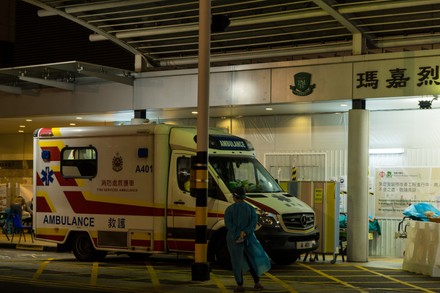 Paramedic Ppe Waits Ambulance Near Makeshift Editorial Stock Photo ...