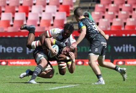 Vincent Tshituka Lions Tackles Alex Kendellen Editorial Stock Photo ...