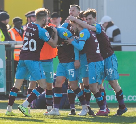 Ben Goodliffe Sutton United Celebrates Scoring Editorial Stock Photo ...