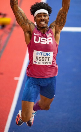 Donald Scott Usa Competing Triple Jump Editorial Stock Photo - Stock ...
