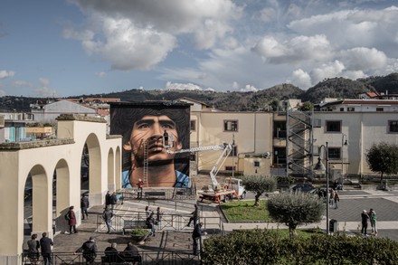 Naples Italy Junuary 8 Mural By Editorial Stock Photo - Stock Image ...