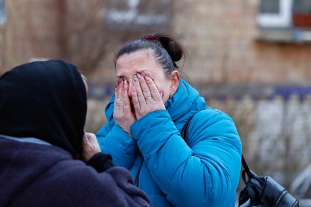 Woman Seen Crying After Residential Building Editorial Stock Photo ...