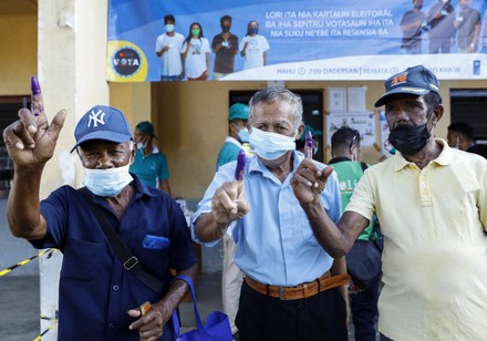 East Timorese Men Show Their Marked Editorial Stock Photo - Stock Image ...