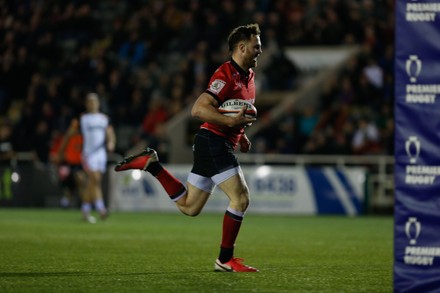 Freddie Lockwood Newcastle Falcons Action During Editorial Stock Photo ...
