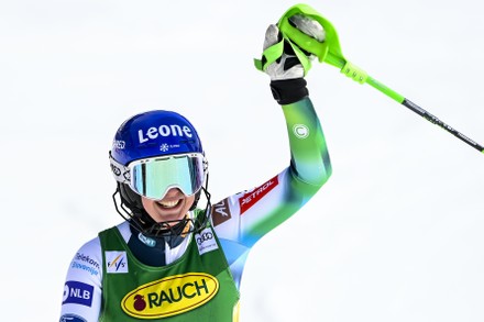 Andreja Slokar Slovenia Reacts Finish Area Editorial Stock Photo ...