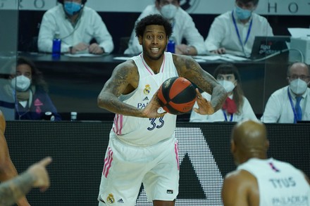 Trey Thompkins Real Madrid During Game Editorial Stock Photo - Stock ...