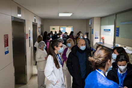 Day Of Application Of The Pfizer Vaccine Against Covid-19 To Healthcare ...