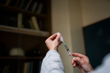 Day Of Application Of The Pfizer Vaccine Against Covid-19 To Healthcare ...