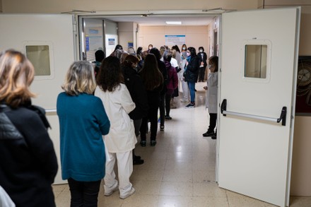 Day Of Application Of The Pfizer Vaccine Against Covid-19 To Healthcare ...