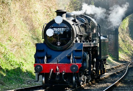 Br Standard Class 4 No 76017 Editorial Stock Photo - Stock Image ...