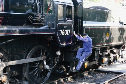 Br Standard Class 4 No 76017 Editorial Stock Photo - Stock Image ...