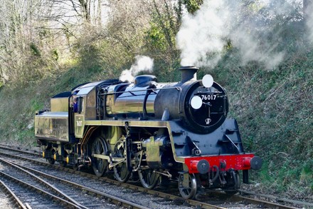Br Standard Class 4 No 76017 Editorial Stock Photo - Stock Image ...