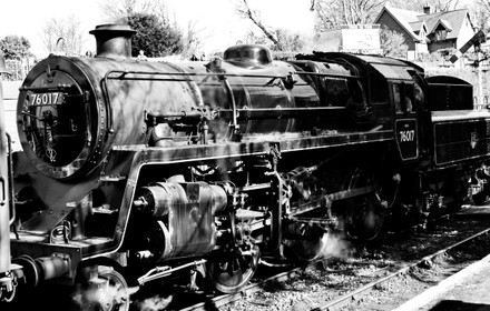 Br Standard Class 4 No 76017 Editorial Stock Photo - Stock Image ...