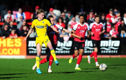 Anthony Hartigan Afc Wimbledon Applies Pressure Editorial Stock Photo ...